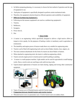 Unit 6 A Construction Equipments for civil engineering.pdf