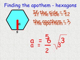 Unit 6 area of regular polygons | PPT