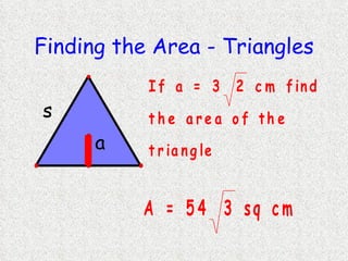Unit 6 area of regular polygons | PPT