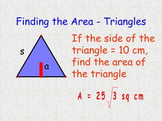 Unit 6 area of regular polygons | PPT