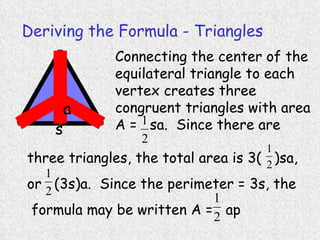 Unit 6 area of regular polygons | PPT