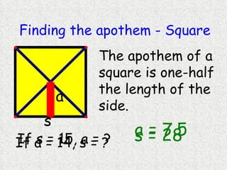 Unit 6 area of regular polygons | PPT