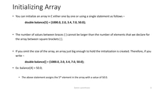 Unit 6. Arrays | PPTX | Programming Languages | Computing
