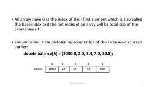 Unit 6. Arrays | PPTX | Programming Languages | Computing