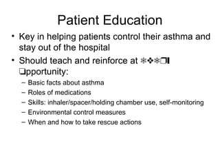 Unit_6_Asthma_Overview.ppt prevention diagnosis | PPT | Lung and ...
