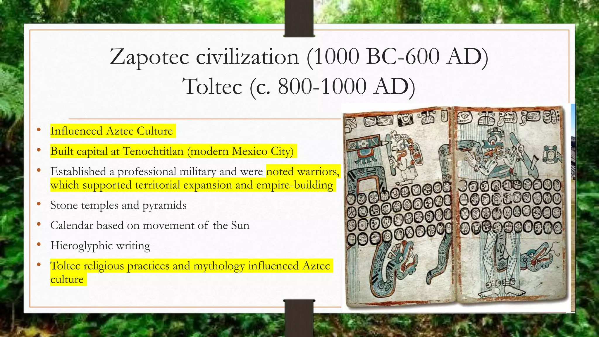 Unit 6 aztec, maya, inca | PPT