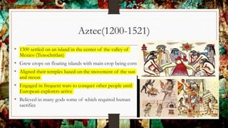 Unit 6 aztec, maya, inca | PPT