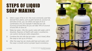 Non edible application of oil and Fat (Unit 6 b) | PPTX