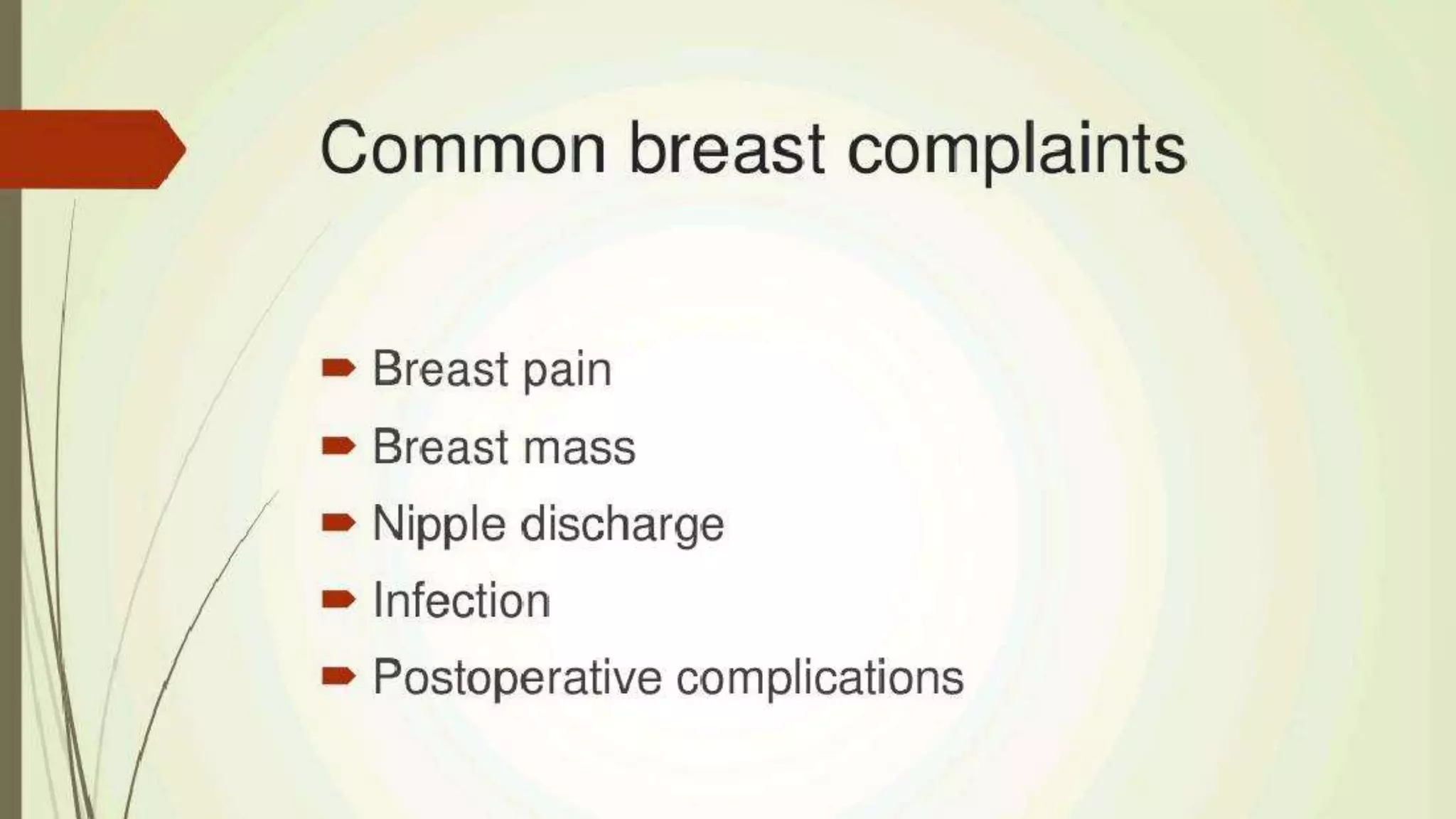 breast disorders | PPTX