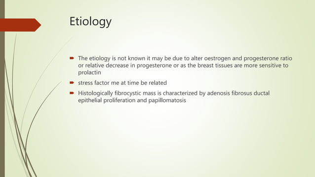 Breast Disorders Ppt