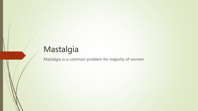 Breast Disorders Ppt