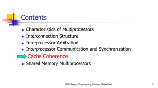 Unit 6 cache coherence | PPTX
