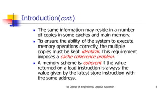 Unit 6 cache coherence | PPTX