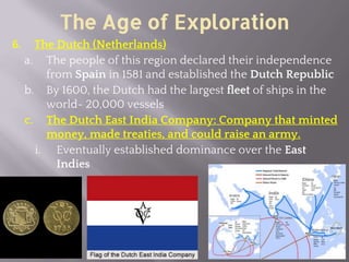 Europeans explore the east | PPTX