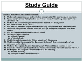 Columbian Exchange | PPTX