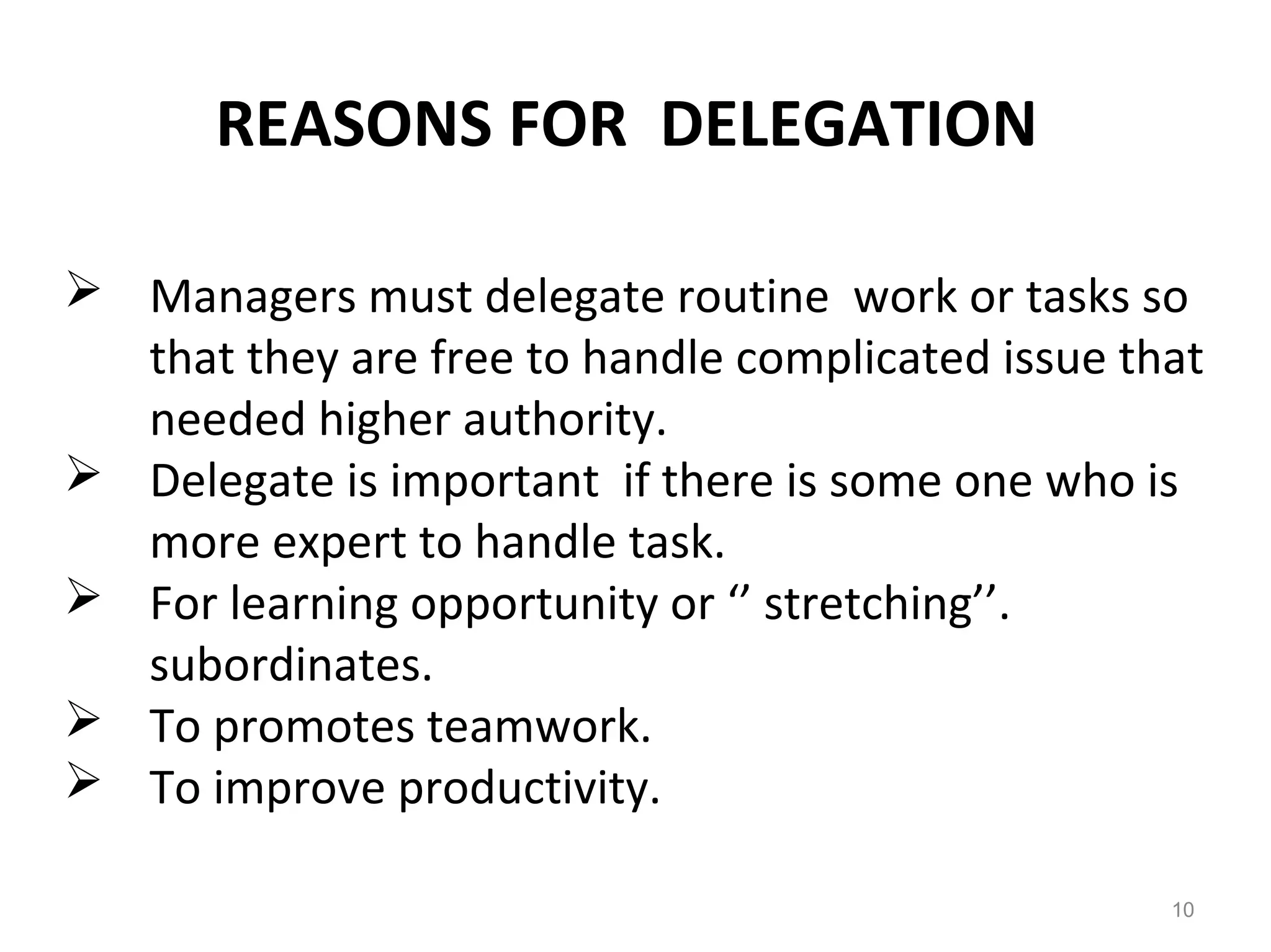 Delegation | PPT