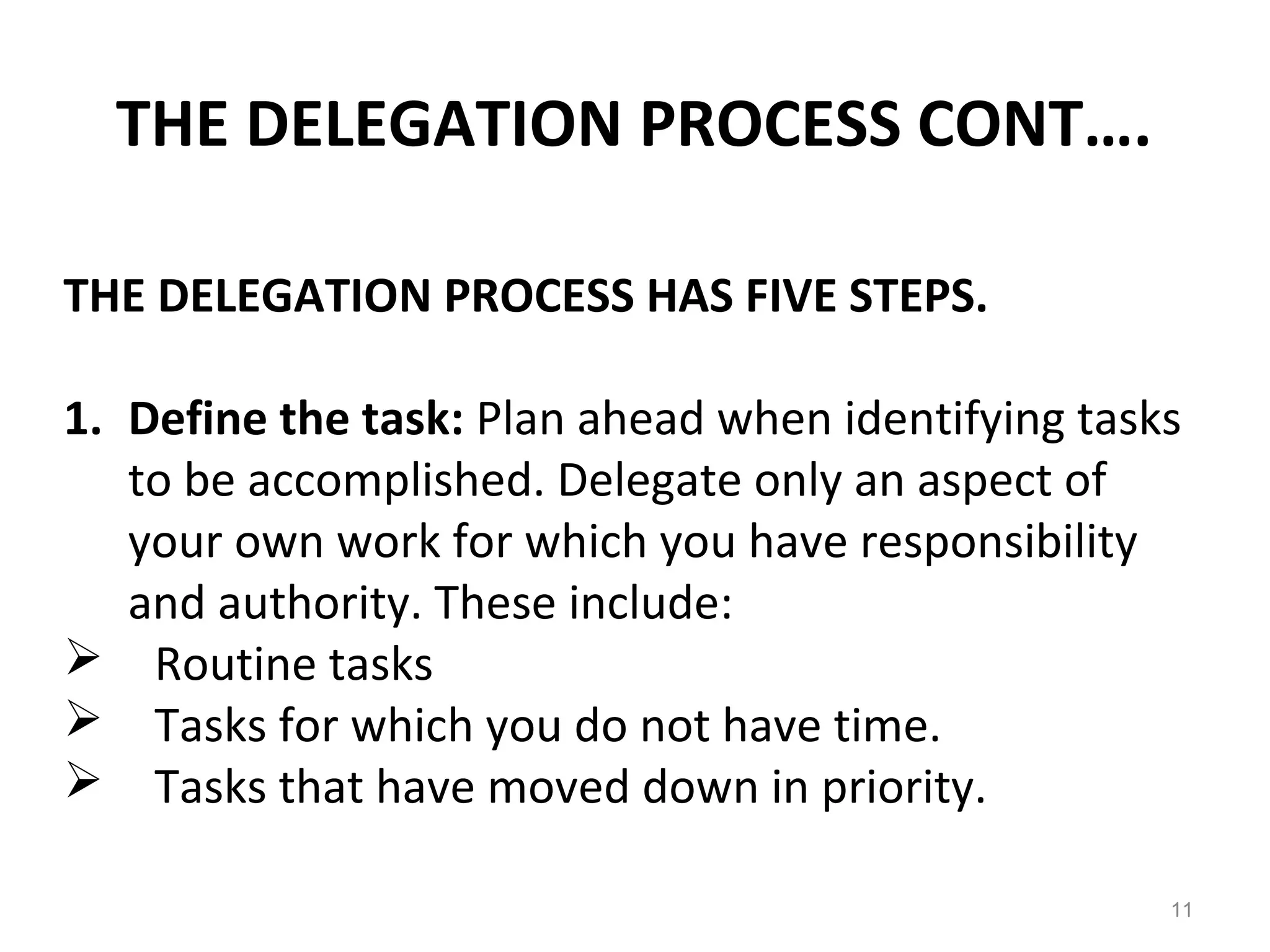 Delegation | PPT