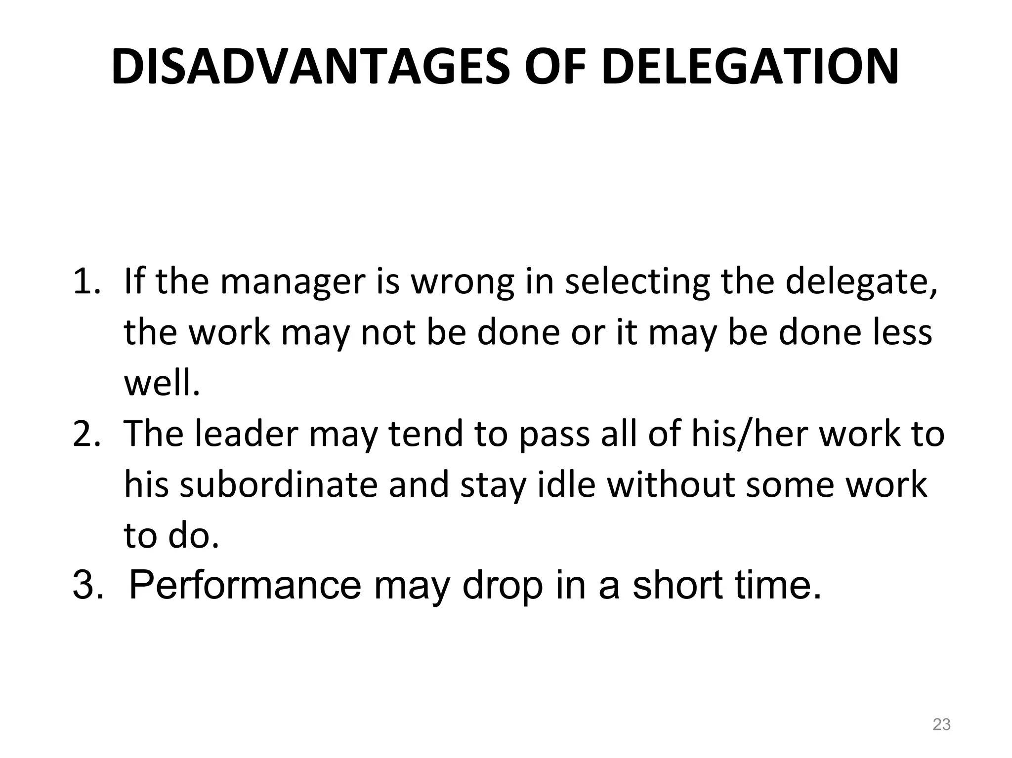 Delegation | PPT