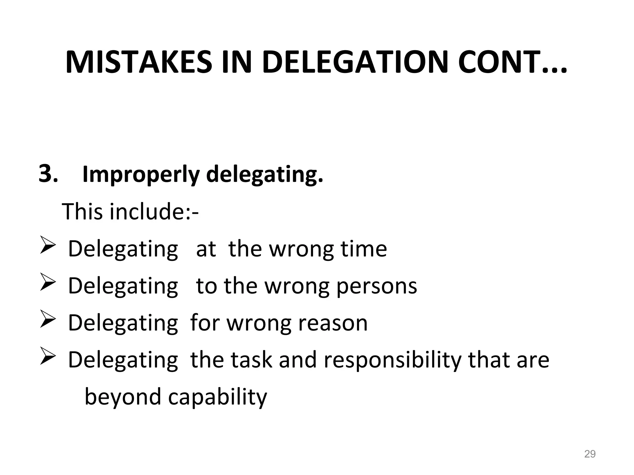 Delegation | PPT