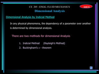Unit 6 Dimensional Analysis.pdf Unit 5 Open Channel flow | PDF