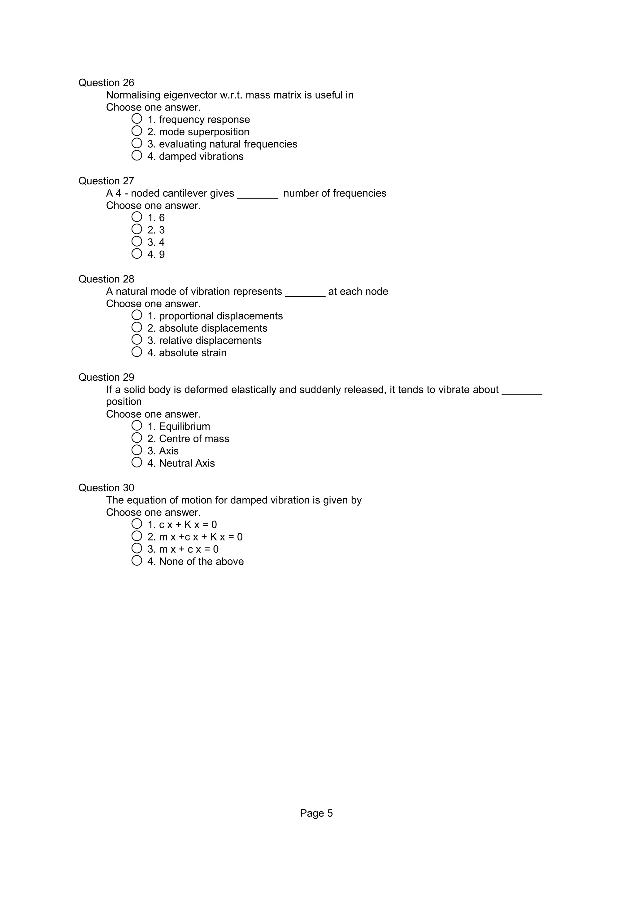 Unit 6 dynamic analysis bl 1 | PDF