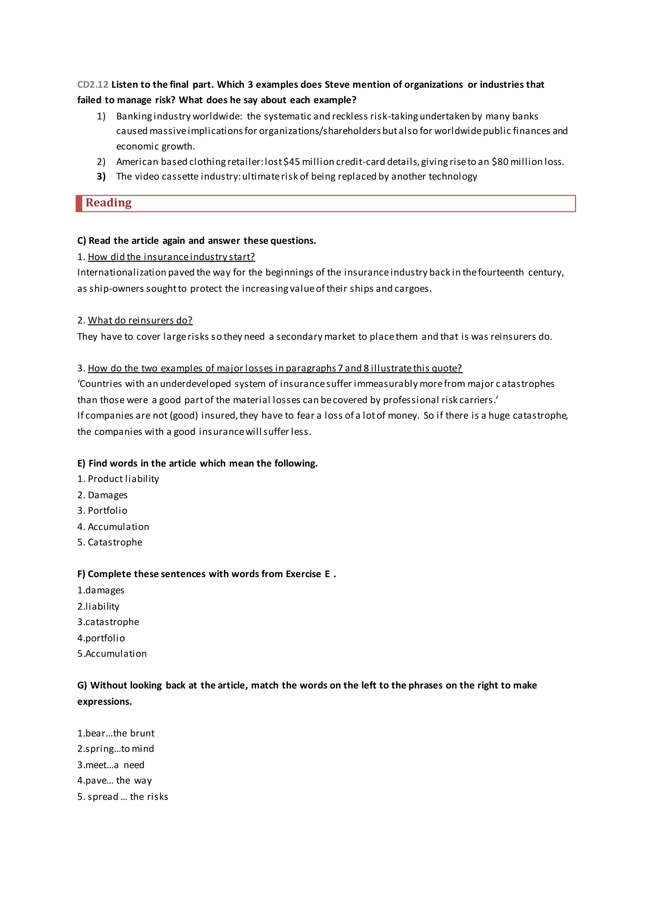 Unit 6 risk and 7 Management styles | DOCX