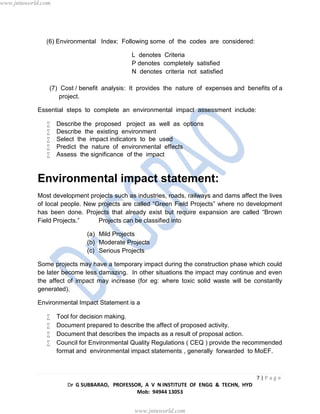 Unit 6 environmental_impact_assessment | PDF