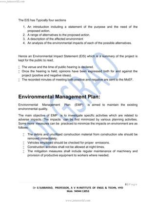 Unit 6 environmental_impact_assessment | PDF