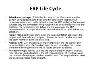 Unit 6 erp life cycle | PPT
