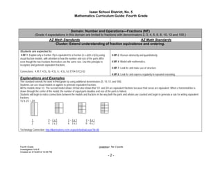 Unit 6 Fourth Grade 2012 2013 | PDF