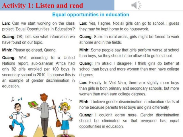 Unit 6 Gender Equality Lesson 1 Getting started.pptx