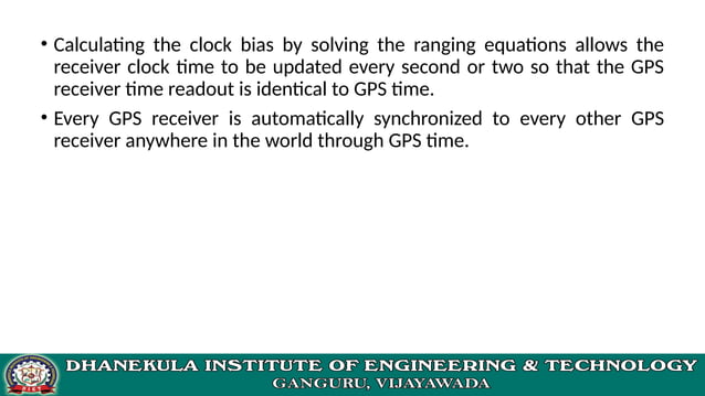 Unit 6 gps.ppt presentation on gps system | PPT