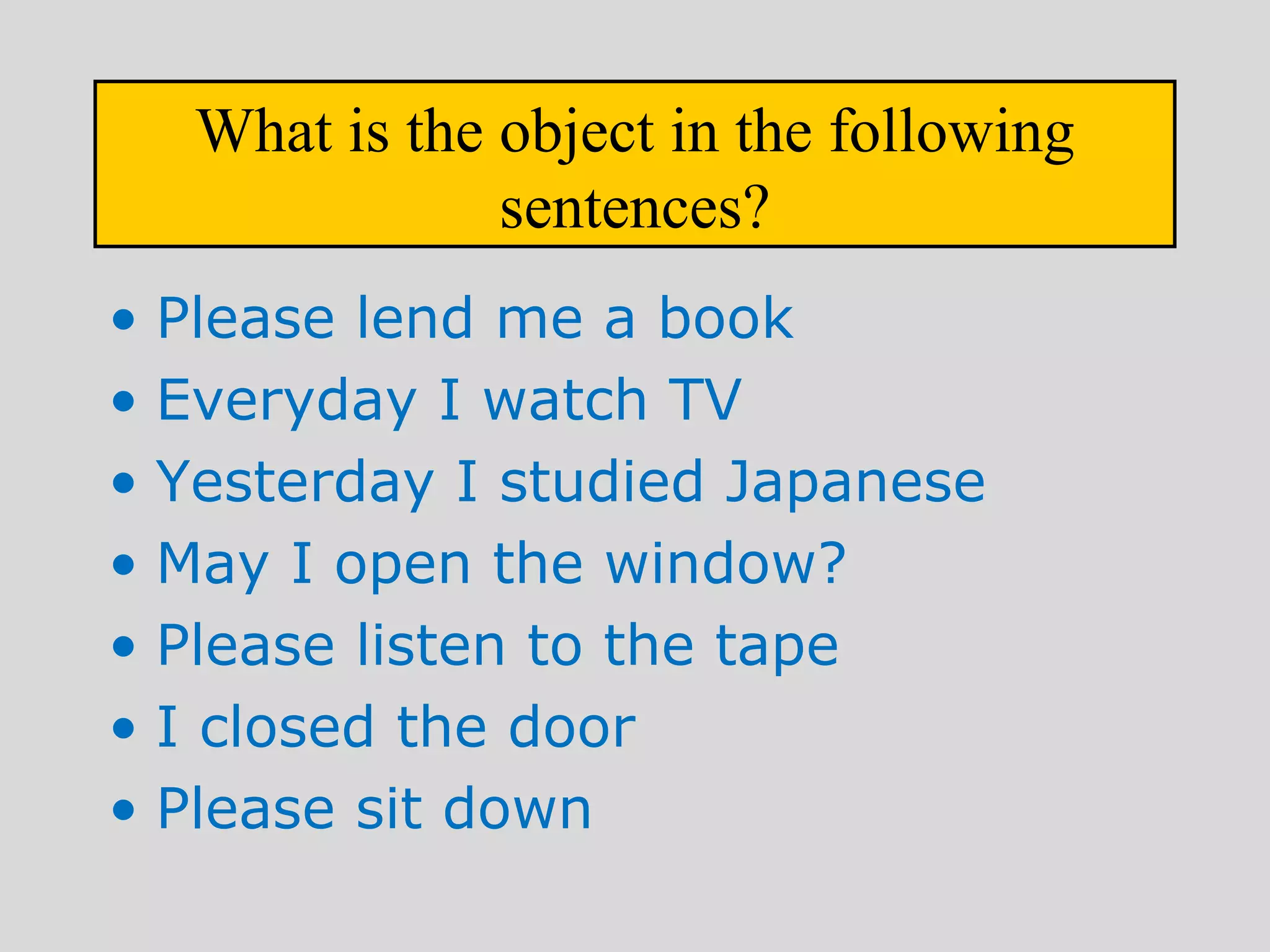 Japanese Word Order and the Particle (w)o | PPT