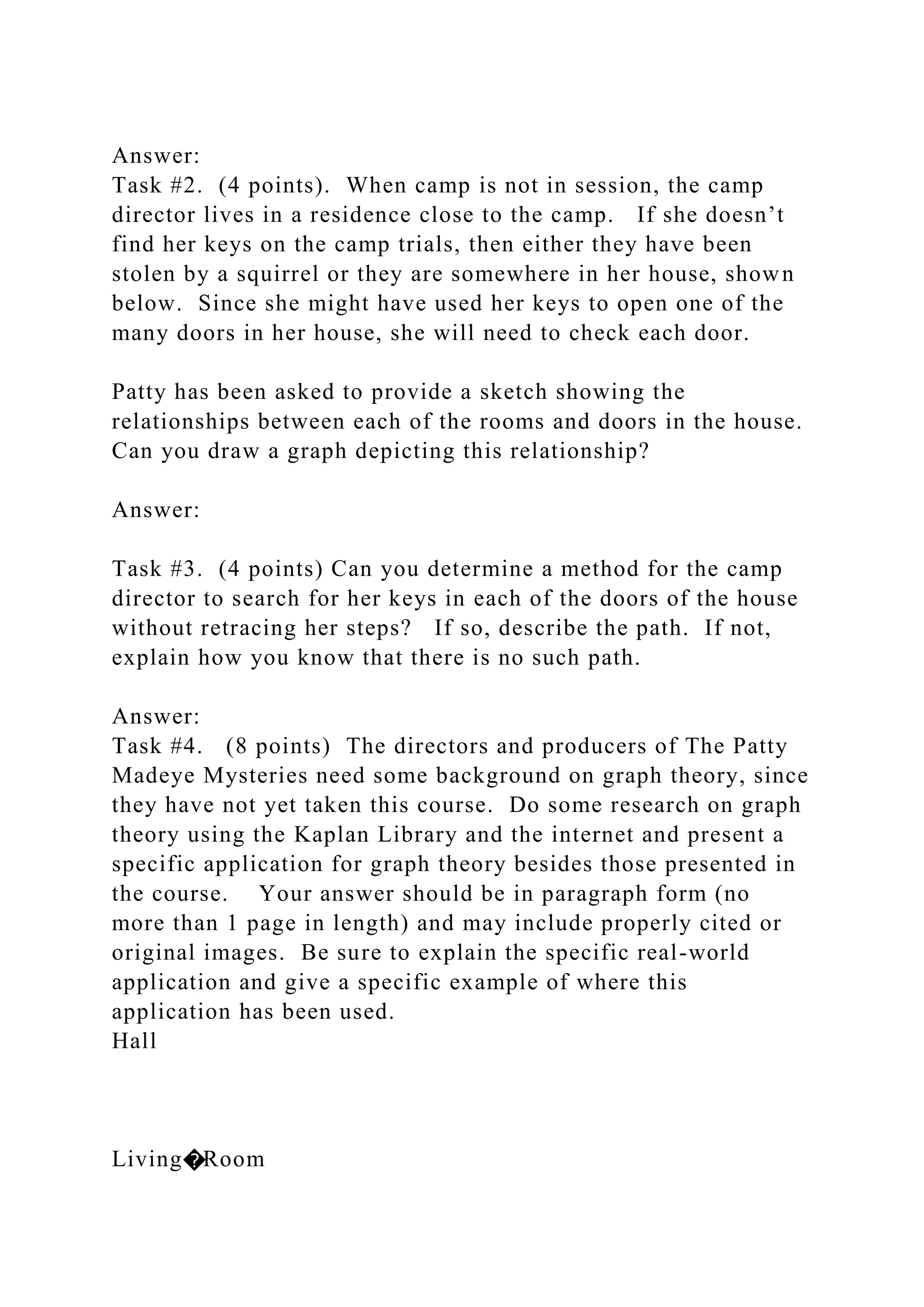 Unit 6 Graph Theory - AssignmentTotal points for Assignment 35 .docx