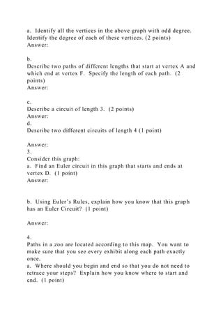 Unit 6 Graph Theory - AssignmentTotal points for Assignment 35 .docx