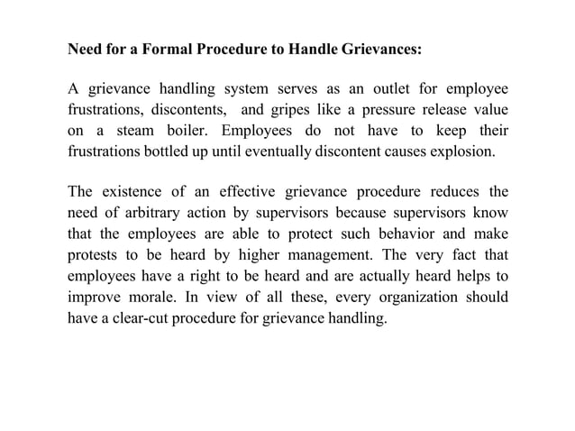 HRM: Grievance , sources of grievance, and its Handling Methods | PPTX ...