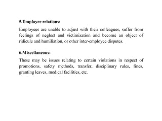 HRM: Grievance , sources of grievance, and its Handling Methods | PPTX
