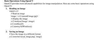 Unit 6 Image processing Libraries.[pptx] | PPT