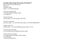 Unit 6 Image processing Libraries.[pptx] | PPT