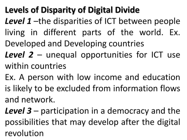 Trends, Network and Critical Thinking Unit 6 information communication ...