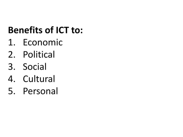 Trends, Network and Critical Thinking Unit 6 information communication ...