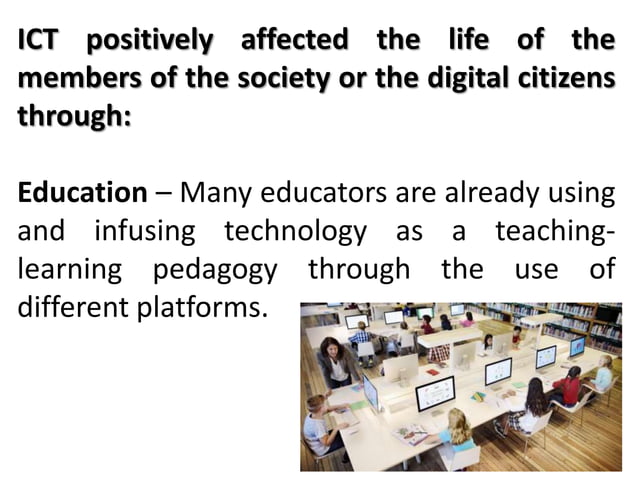 Trends, Network and Critical Thinking Unit 6 information communication ...