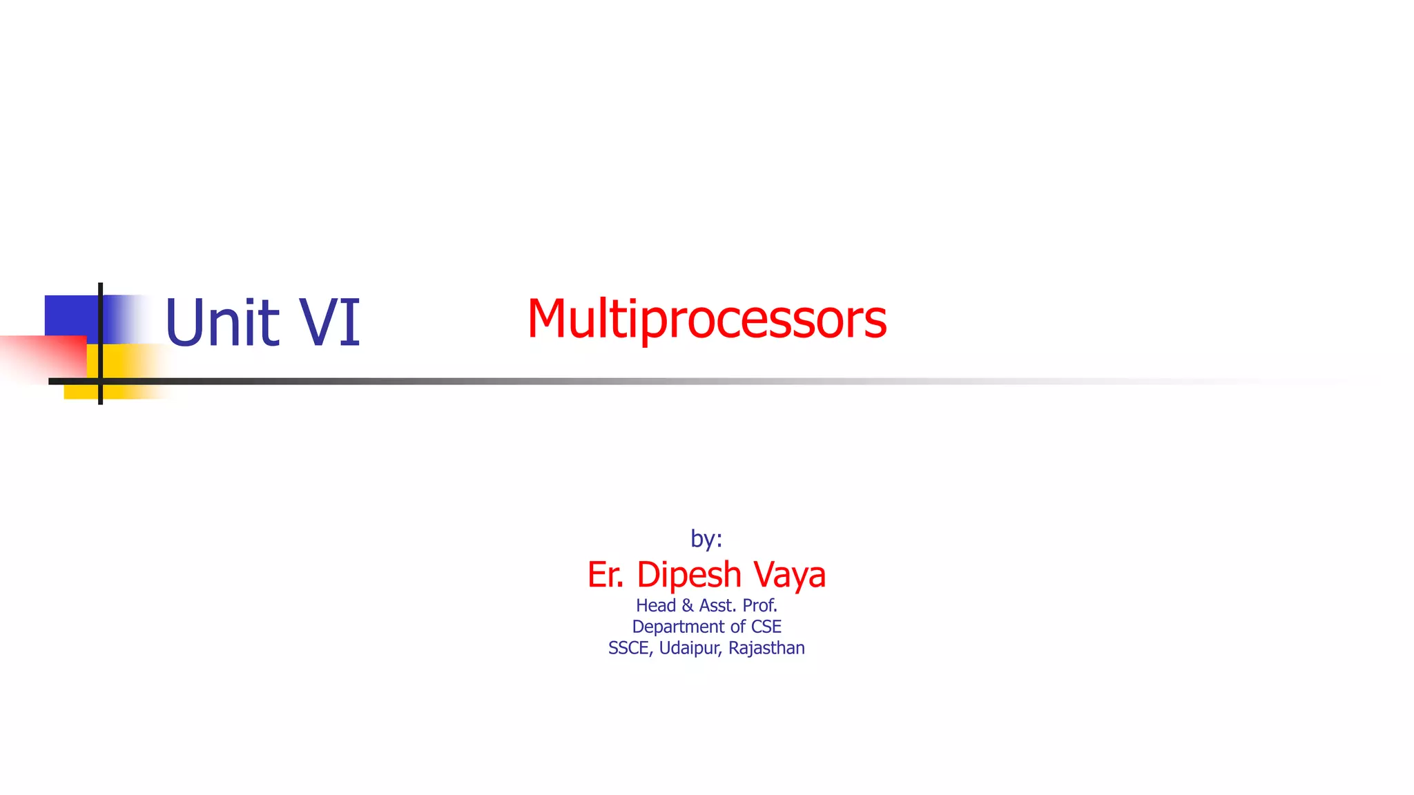 Unit 6 Inter Processor Communication And Synchronization Pptx Operating Systems Computer