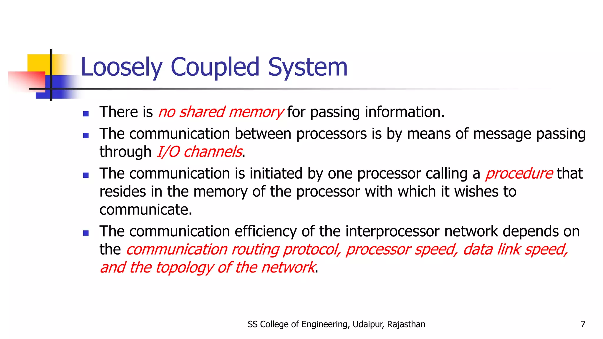 Unit 6 inter processor communication and synchronization | PPTX