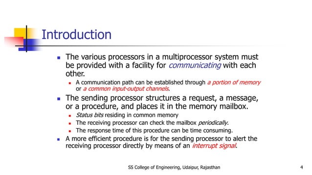 Unit 6 Inter Processor Communication And Synchronization Pptx
