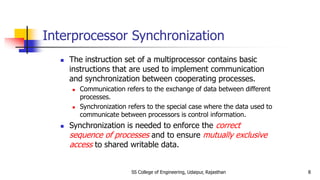 Unit 6 inter processor communication and synchronization | PPTX | Operating Systems | Computer ...