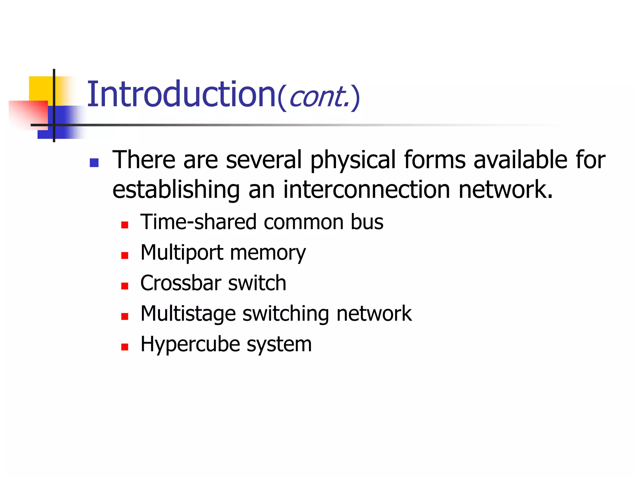 Unit 6 Interconnection Structure Ppt