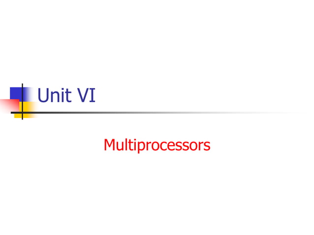 Unit 6 interconnection structure | PPT
