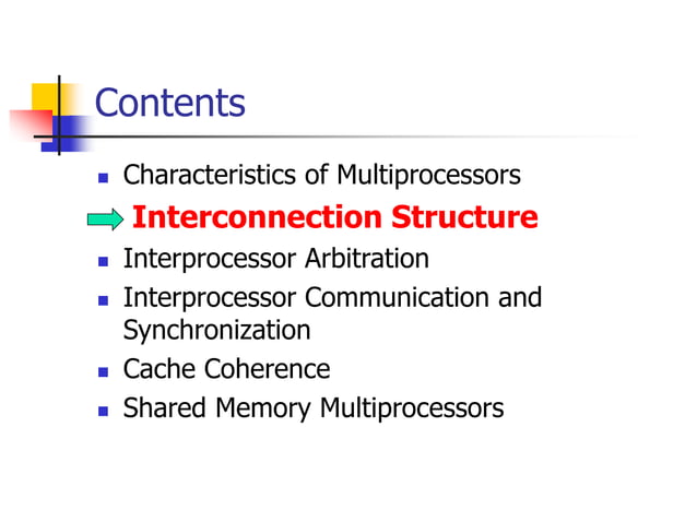 Unit 6 interconnection structure | PPT