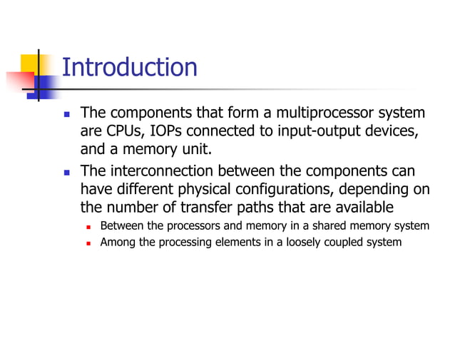 Unit 6 Interconnection Structure Ppt